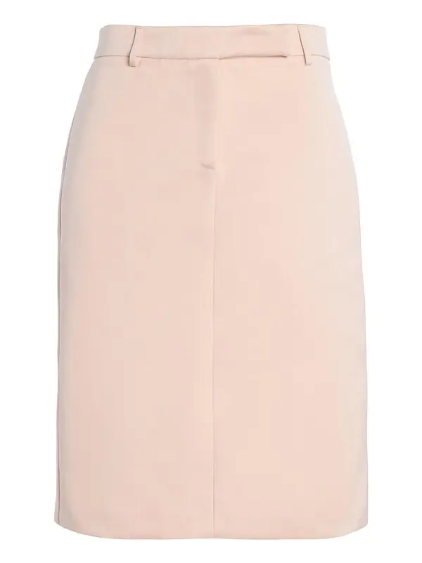ALFIE Erin Sateen Pencil Skirt - Pink