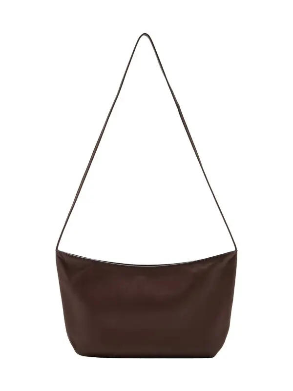 THE ROW E/w Izzy Leather Shoulder Bag - Brown