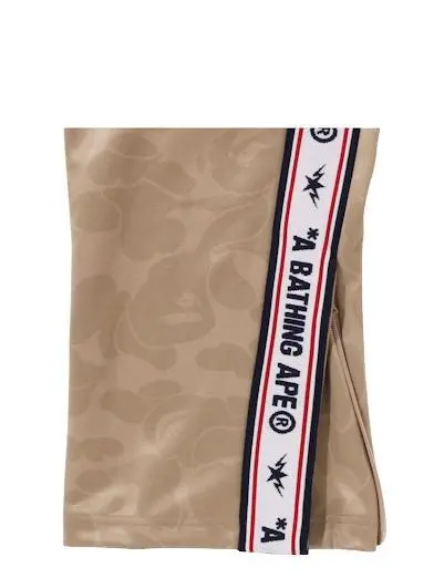 A BATHING APE Solid Camo One Point Relaxed Fit Sweatpants - Black