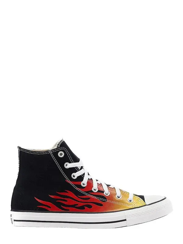 CONVERSE Chuck Taylor All Star Hi Flamesin Sneakers - Red/black