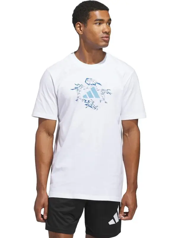 Adidas Shades Hbr Graphic T-shirt - White