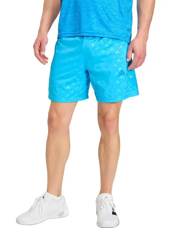 Adidas Workout Essentials Brandlove Woven Short - Lucid Aquamarine
