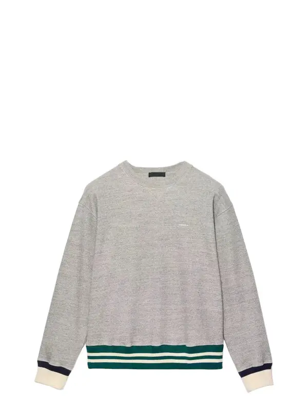 Prada Cotton Fleece Sweatshirt - Grey
