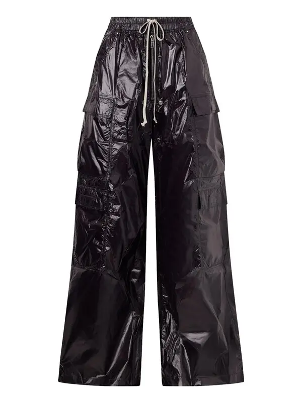 Rick Owens Jumbo Belas Wide-leg Cargo Pants - Black