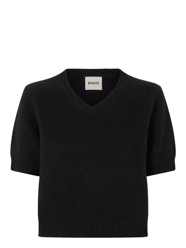 Khaite Jas Cashmere Sweater - Black