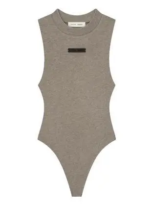 Fear Of God Ribbed High Neck Bodysuit - Homestead Heather