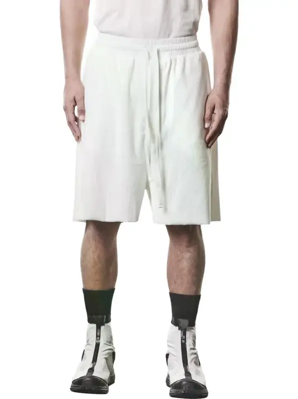 THOM KROM Drawstring Pocket Shorts - White