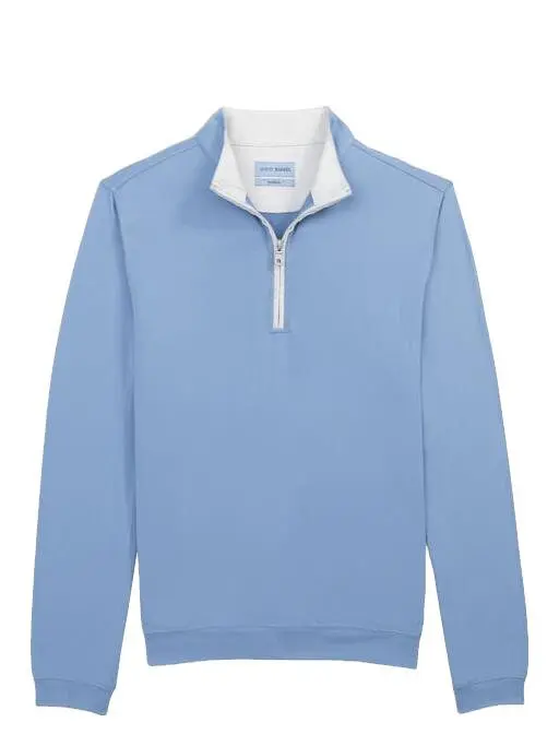 Scott Barber Quarter Zip Pullover - Blue