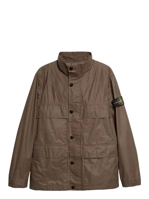 Stone Island Waxed Field Jacket - Umber
