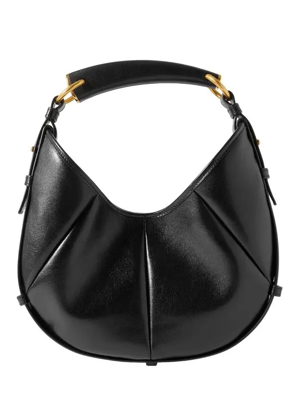 Saint Laurent Mombasa Small Leather Tote - Black