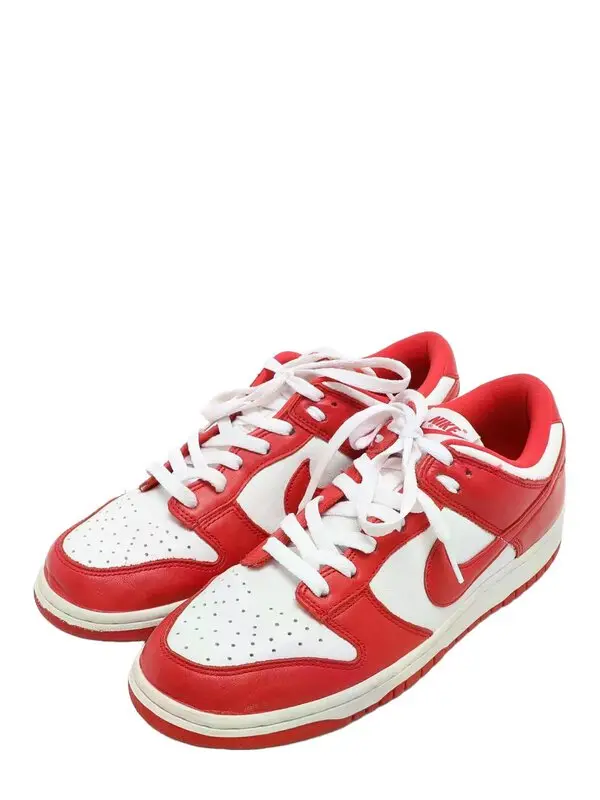 Nike St. John's Dunk Low Leather Sneakers - Red
