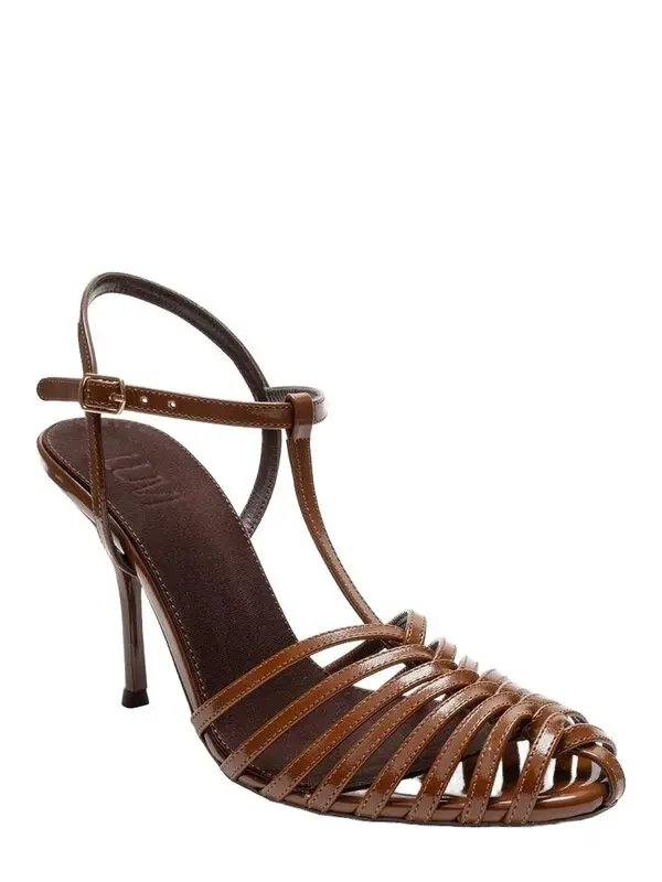 PROLOGUE SHOES Pasion Stiletto Pump - Cognac Patent