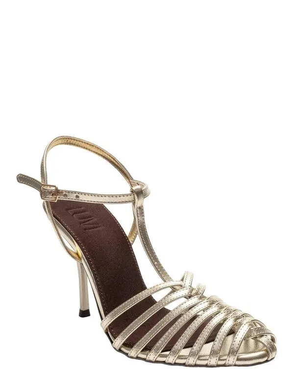 PROLOGUE SHOES Pasion Stiletto Pump - Gold