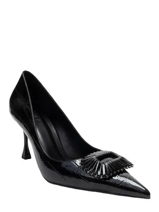 PROLOGUE SHOES Rebel Stiletto Pumps - Black Print