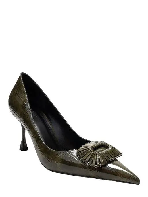 PROLOGUE SHOES Rebel Stiletto Pumps - Green Print
