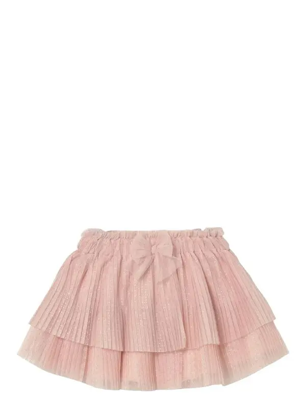MAYORAL Pleated Tulle Skirt - Pink