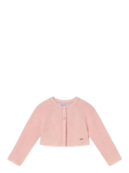 MAYORAL Tricot Cardigan - Light Pink