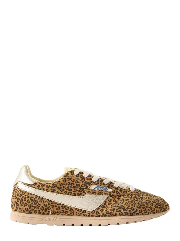 AUTRY Windspin Leopard-print Sneakers - Leopard Print