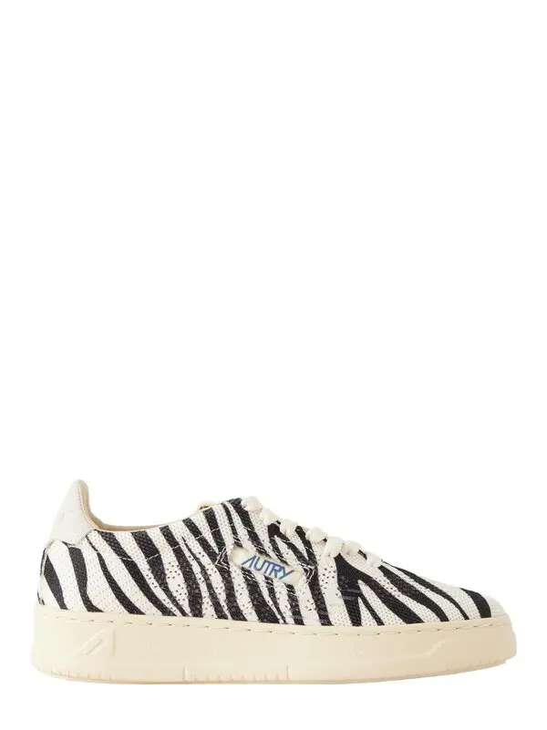 AUTRY Easyknit Zebra-print Sneakers - Animal Print