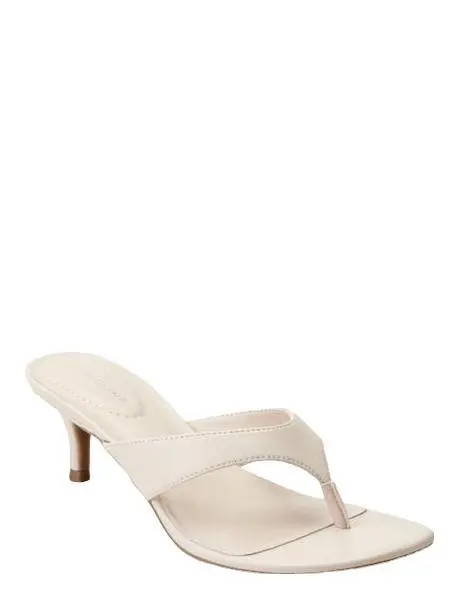 Bandolino Ammer Kitten Heel Flip Flop - Light Natural