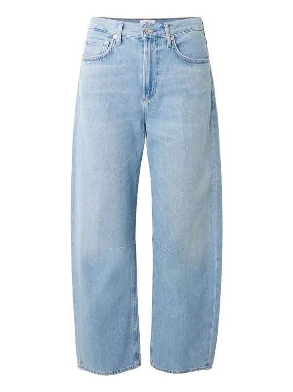 Citizens Of Humanity Miro Mid-rise Barrel-leg Jeans - Blue