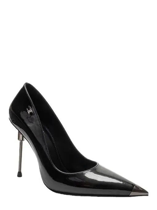 PROLOGUE SHOES Carlas Stiletto Pump - Black Patent
