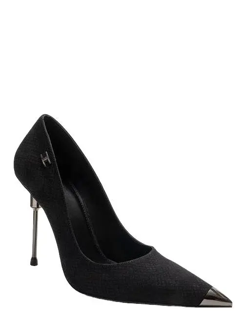 PROLOGUE SHOES Carlas Stiletto Pump - Black Pattern