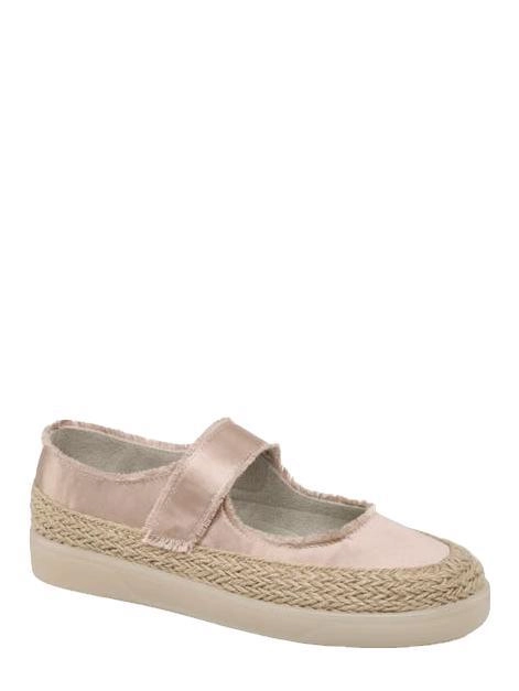 J/SLIDES NYC Horizon Mary Jane Espadrille Sneaker - Champagne