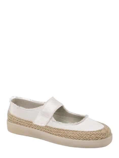 J/SLIDES NYC Horizon Mary Jane Espadrille Sneaker - White