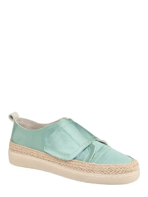 J/SLIDES NYC Hollis Satin Sneaker - Mint