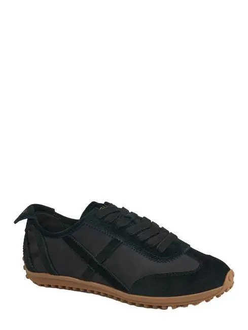 J/SLIDES NYC Emily Suede Sneaker - Black
