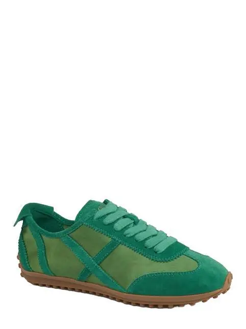 J/SLIDES NYC Emily Suede Sneaker - Green