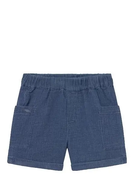 MAYORAL Textured Pocket Shorts - Navy