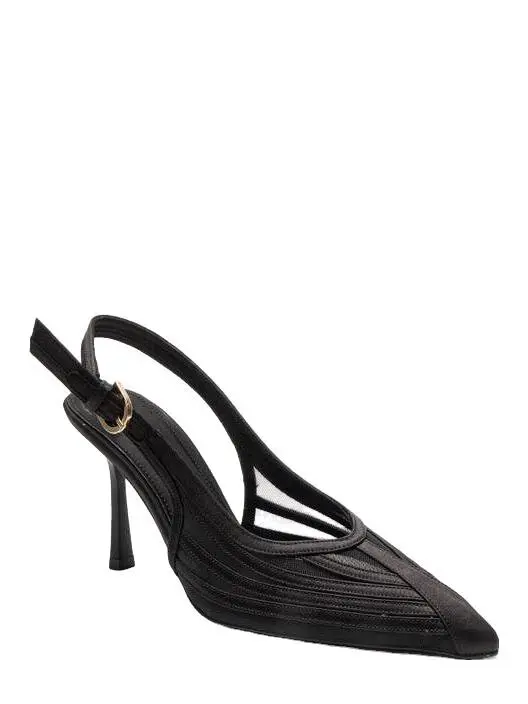 PROLOGUE SHOES Safira Stiletto Pump - Black