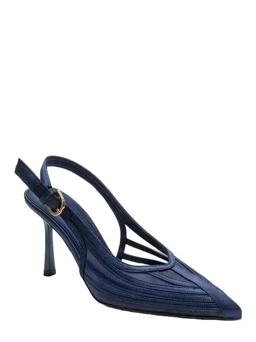 PROLOGUE SHOES Safira Stiletto Pump - Navy
