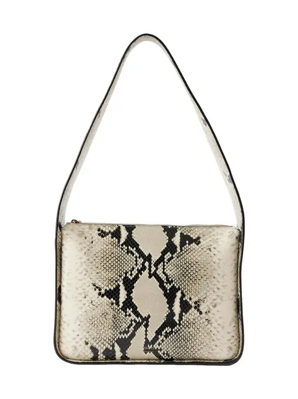 Khaite Lori Snake-effect Leather Shoulder Bag - Animal Print
