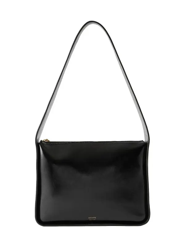 Khaite Lori Textured-leather Shoulder Bag - Black