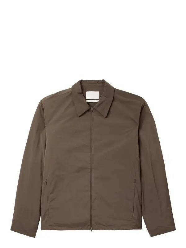AMOMENTO Padded Taffeta Jacket - Brown