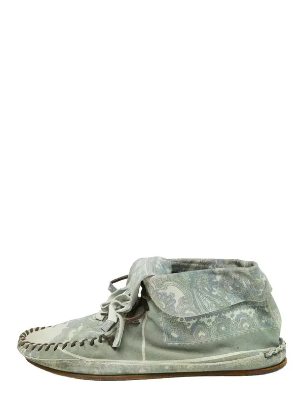 Dolce & Gabbana Circa 2024 Paisley-print Loafers - Grey
