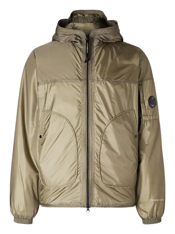 C.P. COMPANY Padded Nada Ripstop Hooded Jacket - Green