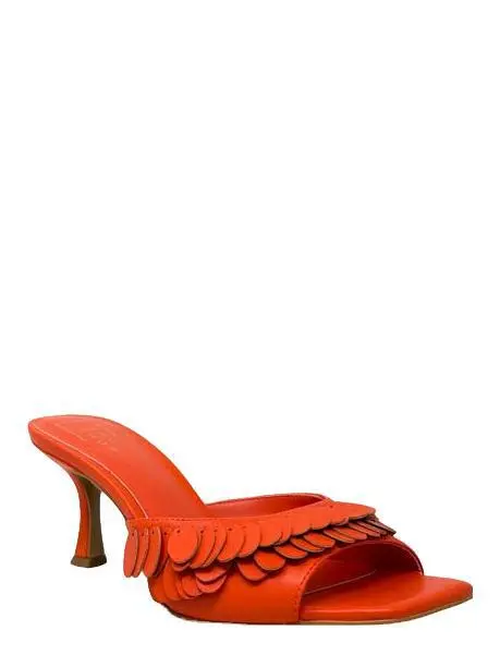 SHU SHOP Grace Embellished Slide Sandal - Orange