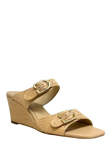 SHU SHOP Ignacia Wedge Slide Sandal - Natural Woven