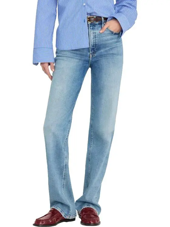 Good American High-waist Straight Leg Jeans - Indigo1214