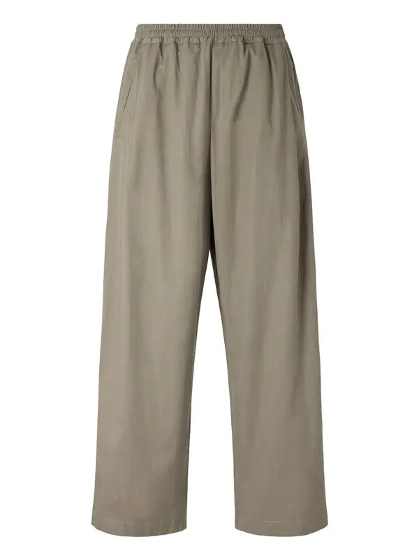 A KIND OF GUISE Wewa Wide-leg Lyocell, Cotton Linen-blend Trousers - Green