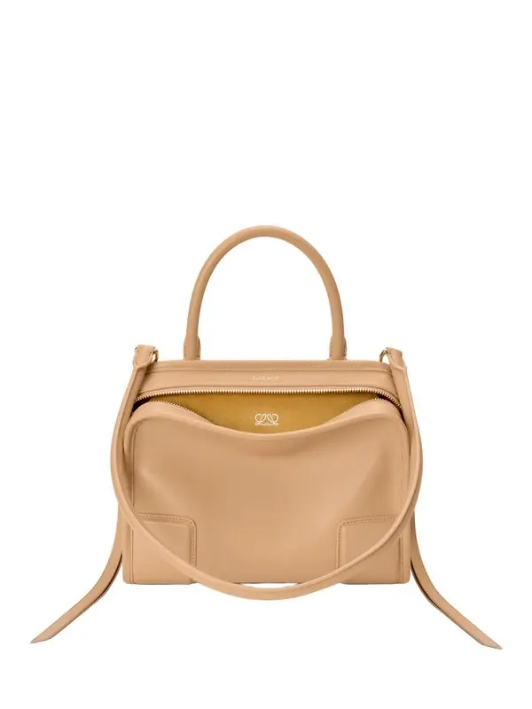 Loewe Small Amazona 180 Bag - Silk Beige/mustard