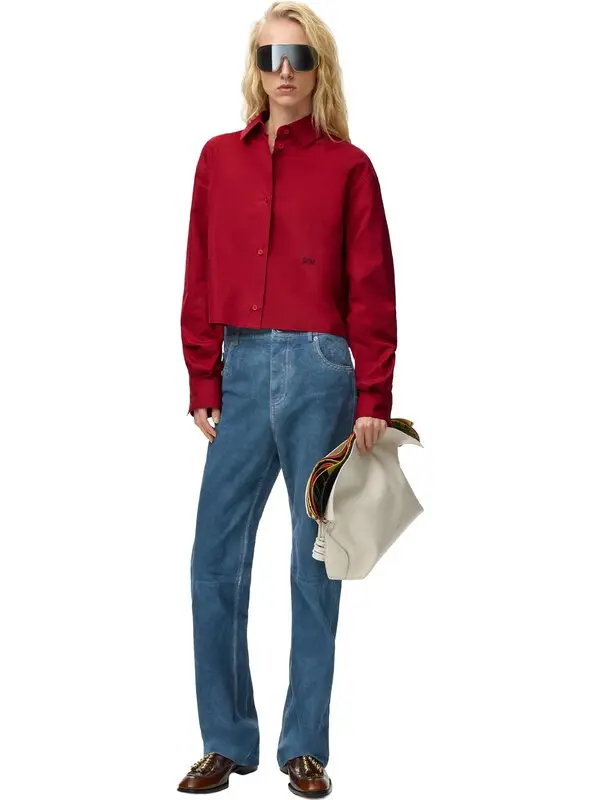 Loewe Cotton Poplin Shirt - Red