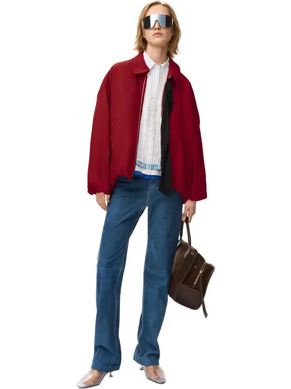 Loewe Jacket In Technical Fabric - Red
