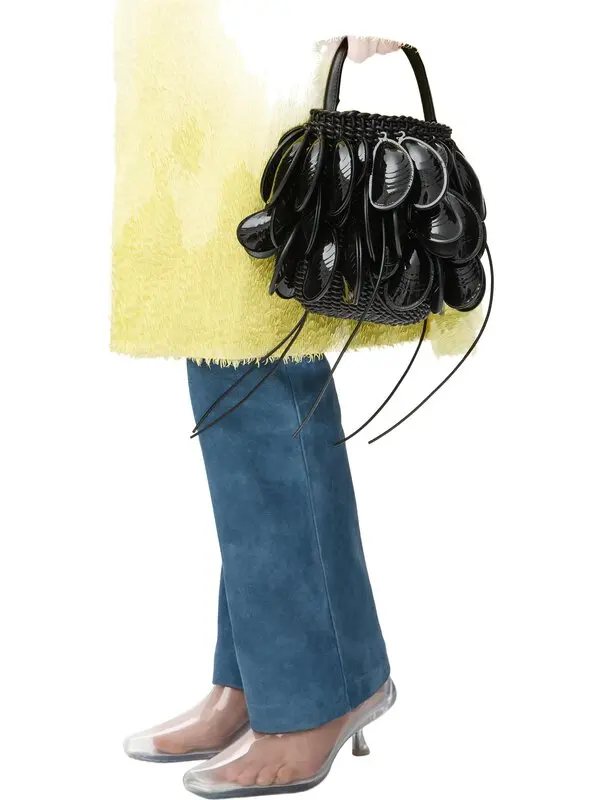 Loewe Shell Bucket Bag - Black
