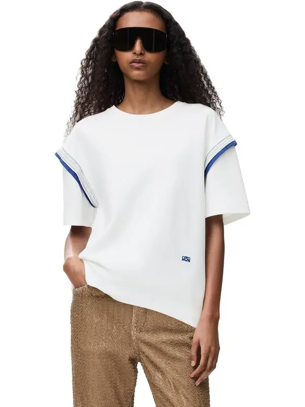 Loewe T-shirt In Cotton Blend - White
