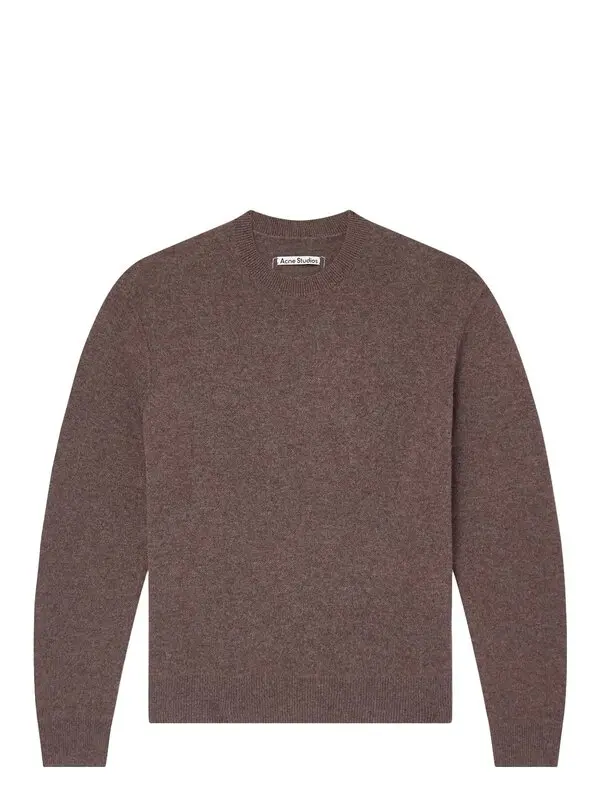 Acne Studios Klimi Oversized Cashmere-blend Sweater - Brown